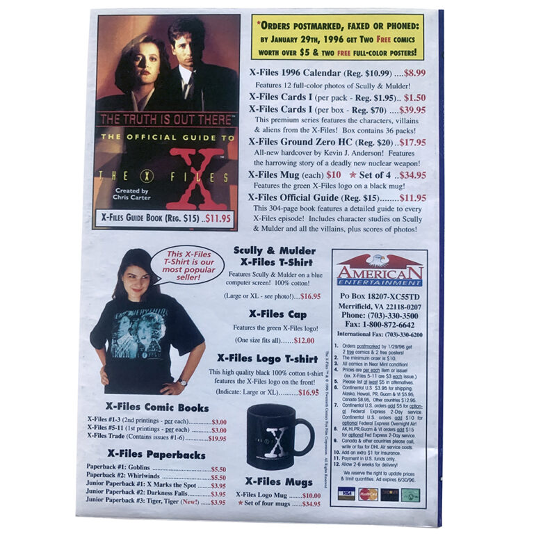 The X Files Comics Digest #1 First Collectors Item Issue Signed and ...